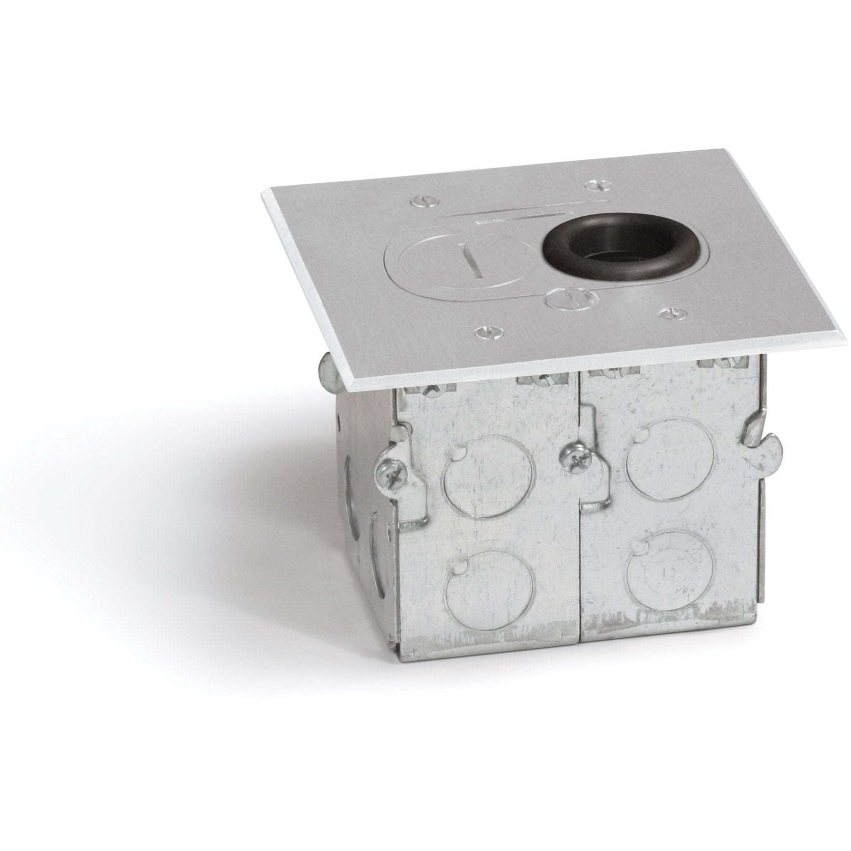 Recessed Floor Outlet Electrical Box Floor Box With Round Stainless